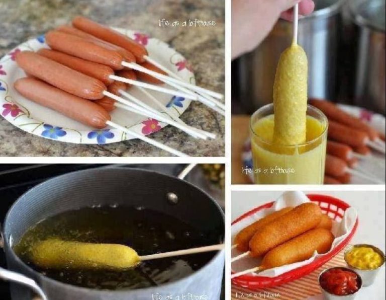 Super Easy Homemade Corn Dogs | worldofcooking.net