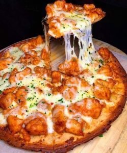 Fried Chicken Pizza – A Unique Way to Enjoy Your Favourite Foods ...