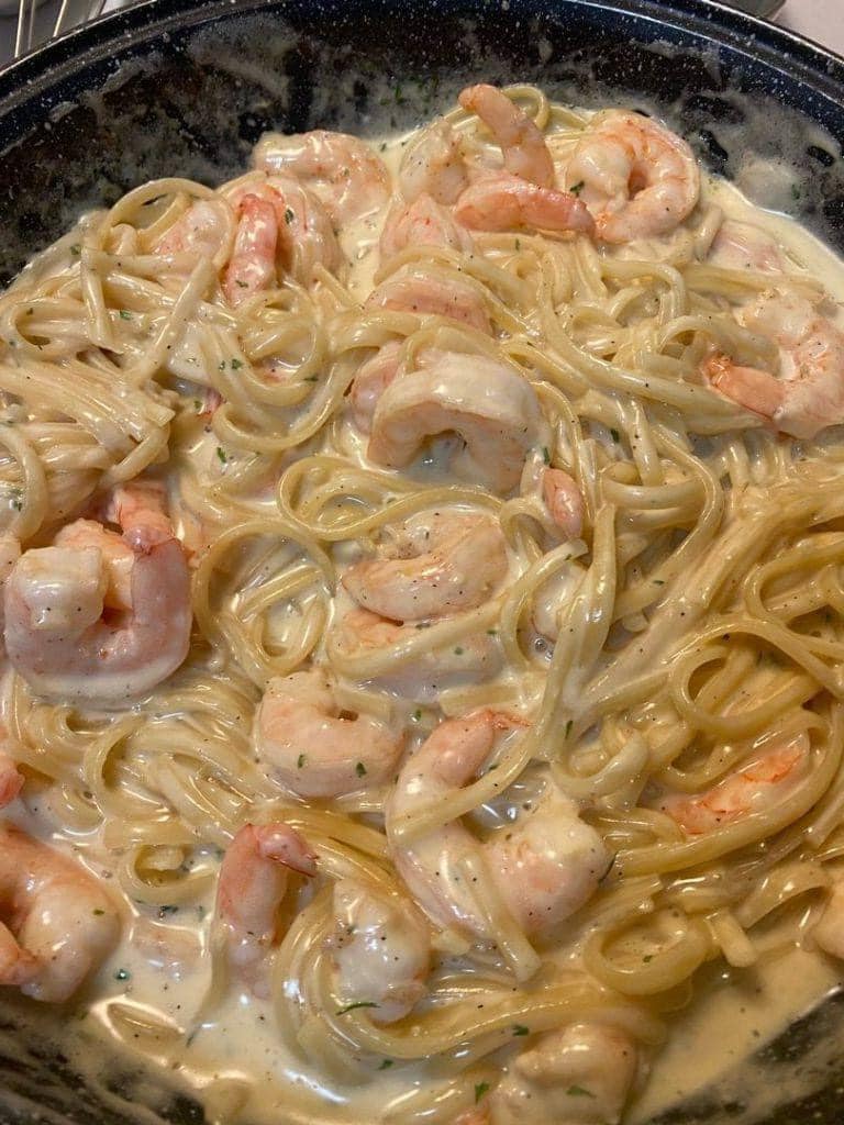 Pasta with Creamy Shrimp Sauce – World of Cooking