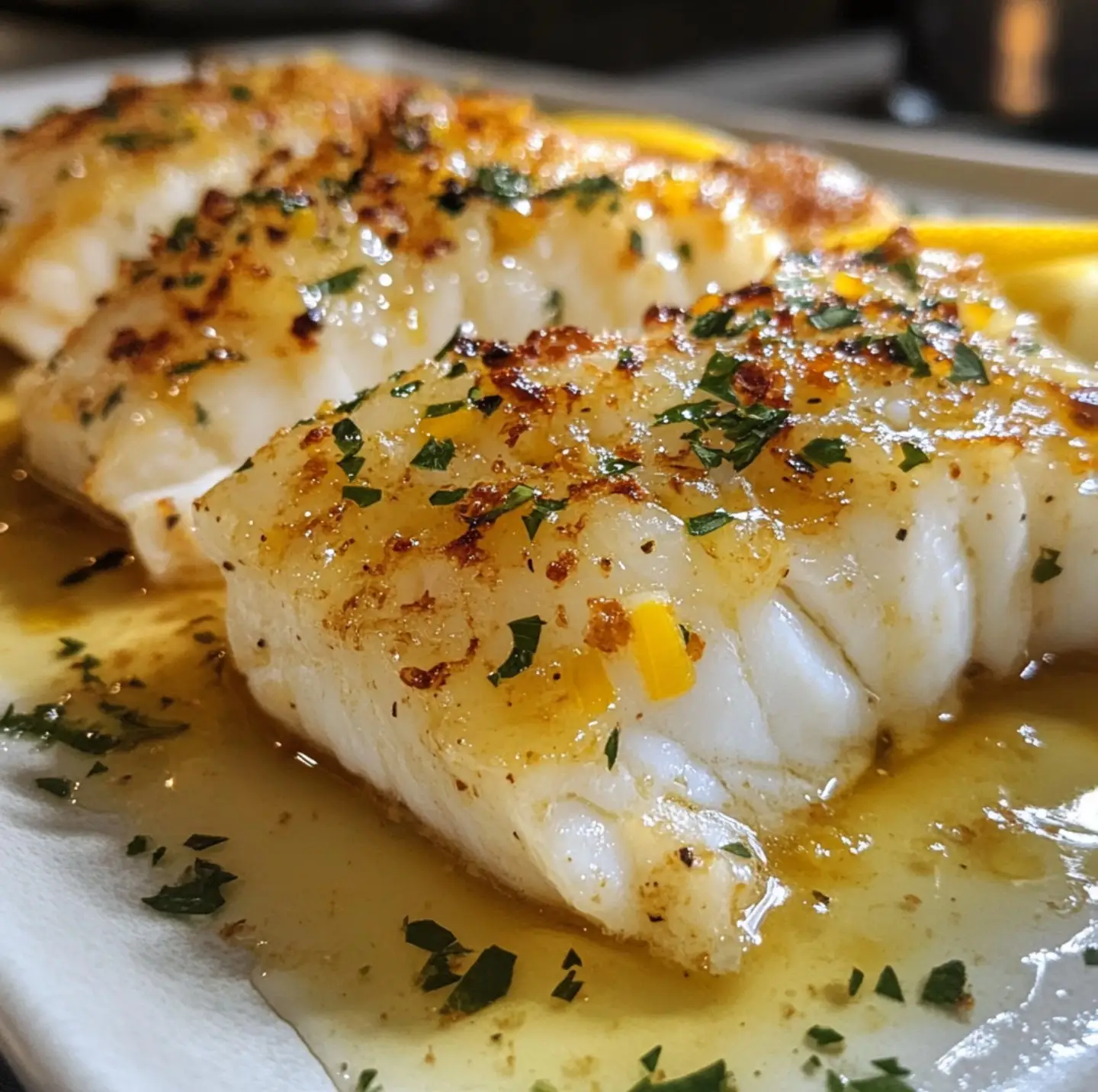 Lemon Butter Baked Cod | worldofcooking.net
