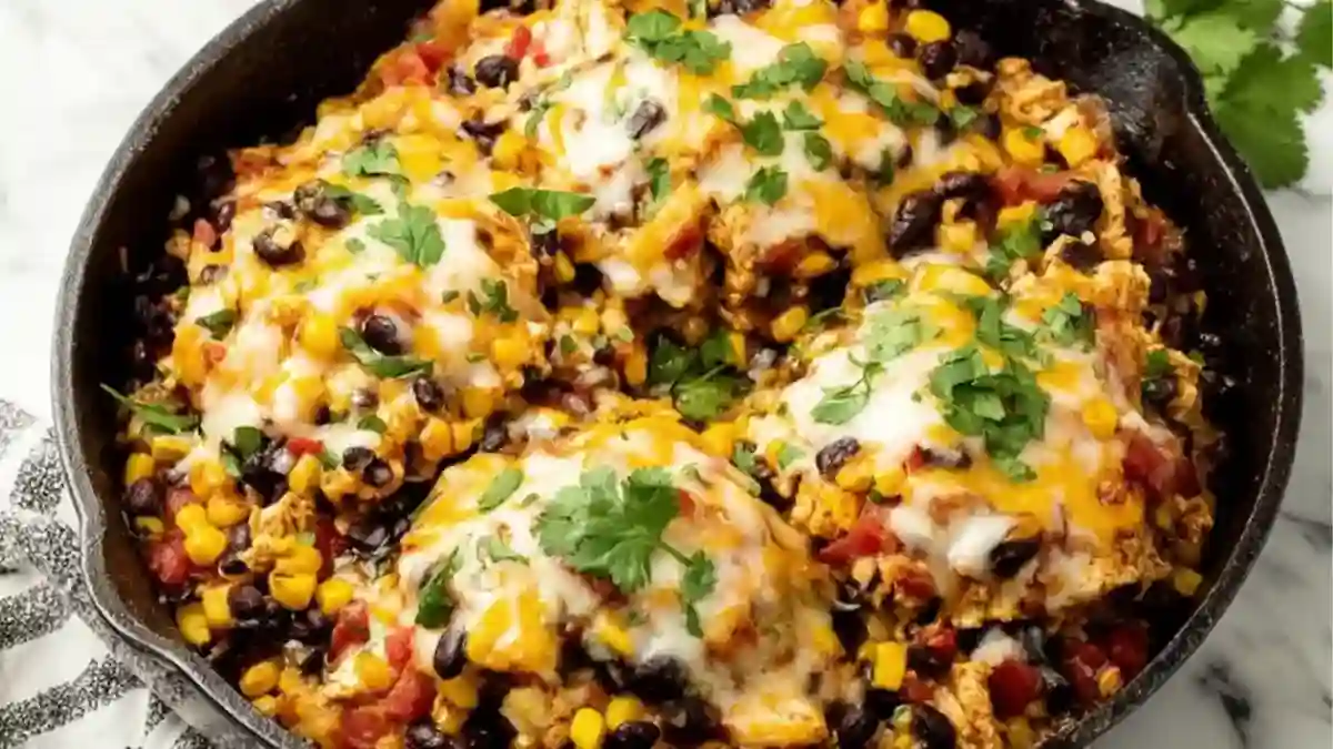 Santa Fe Chicken Skillet Recipe | worldofcooking.net