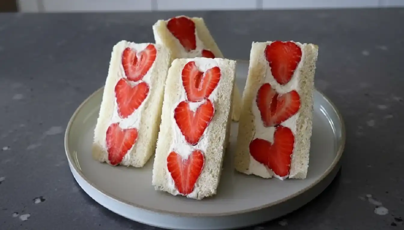 Strawberry Sando | worldofcooking.net